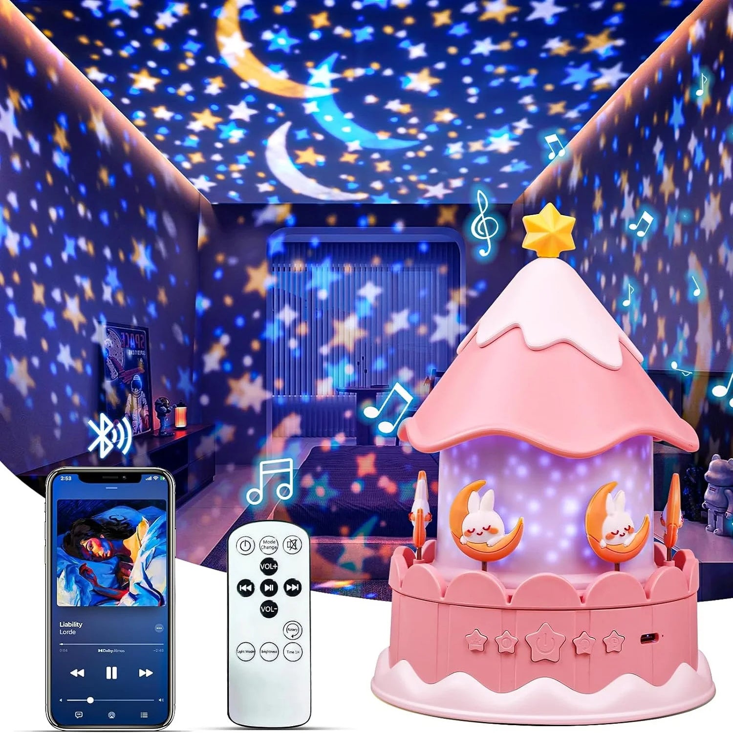 🐳 Luz Mágica – ¡Proyector que convierte las noches en un mundo de fan ...